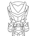 Omega - Fortnite - Coloring Pages for kids