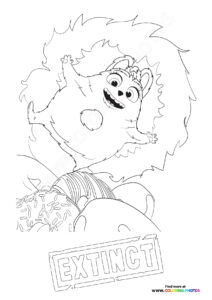 Extinct - Coloring Pages for kids | Free and easy print or download