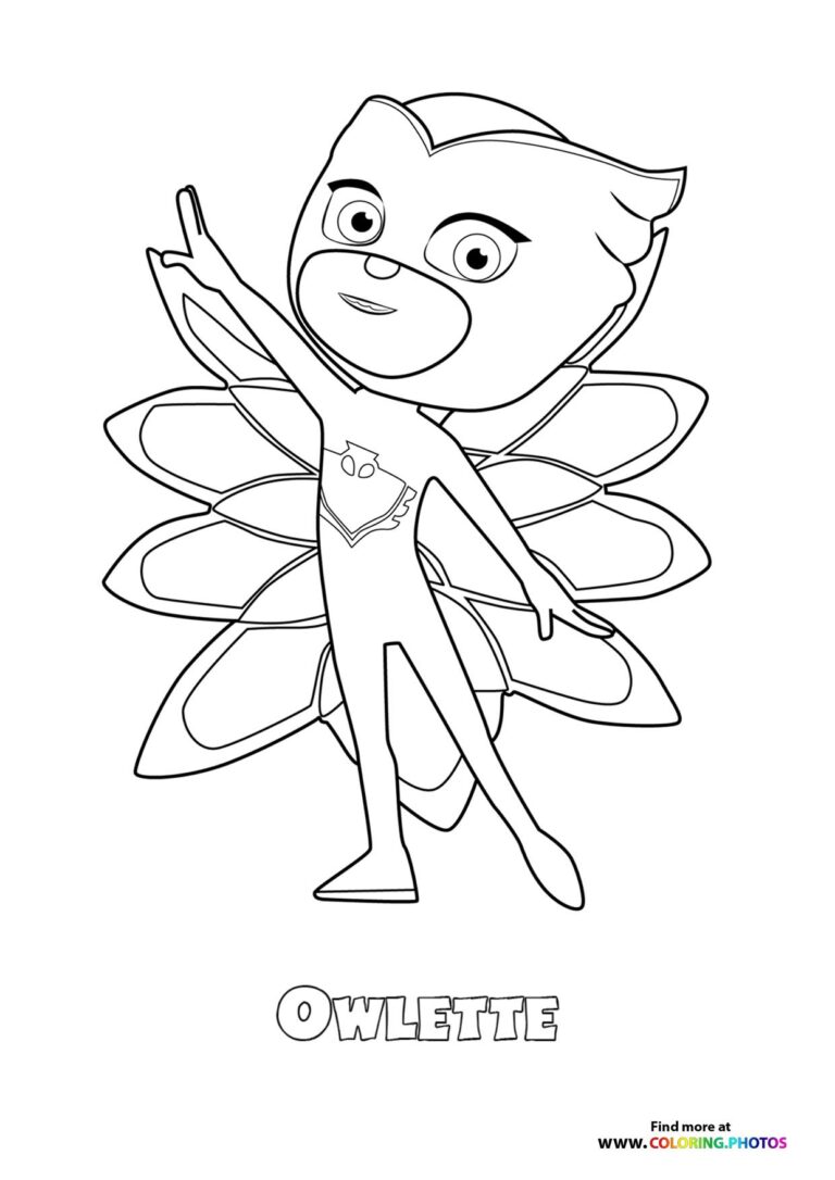 Owlette from PJ Masks - Coloring Pages for kids