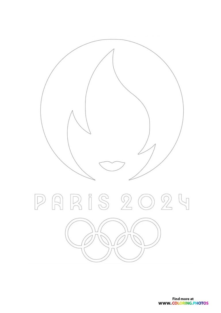 Paris 2024 Olympics Coloring Pages: Free Printables for Kids!