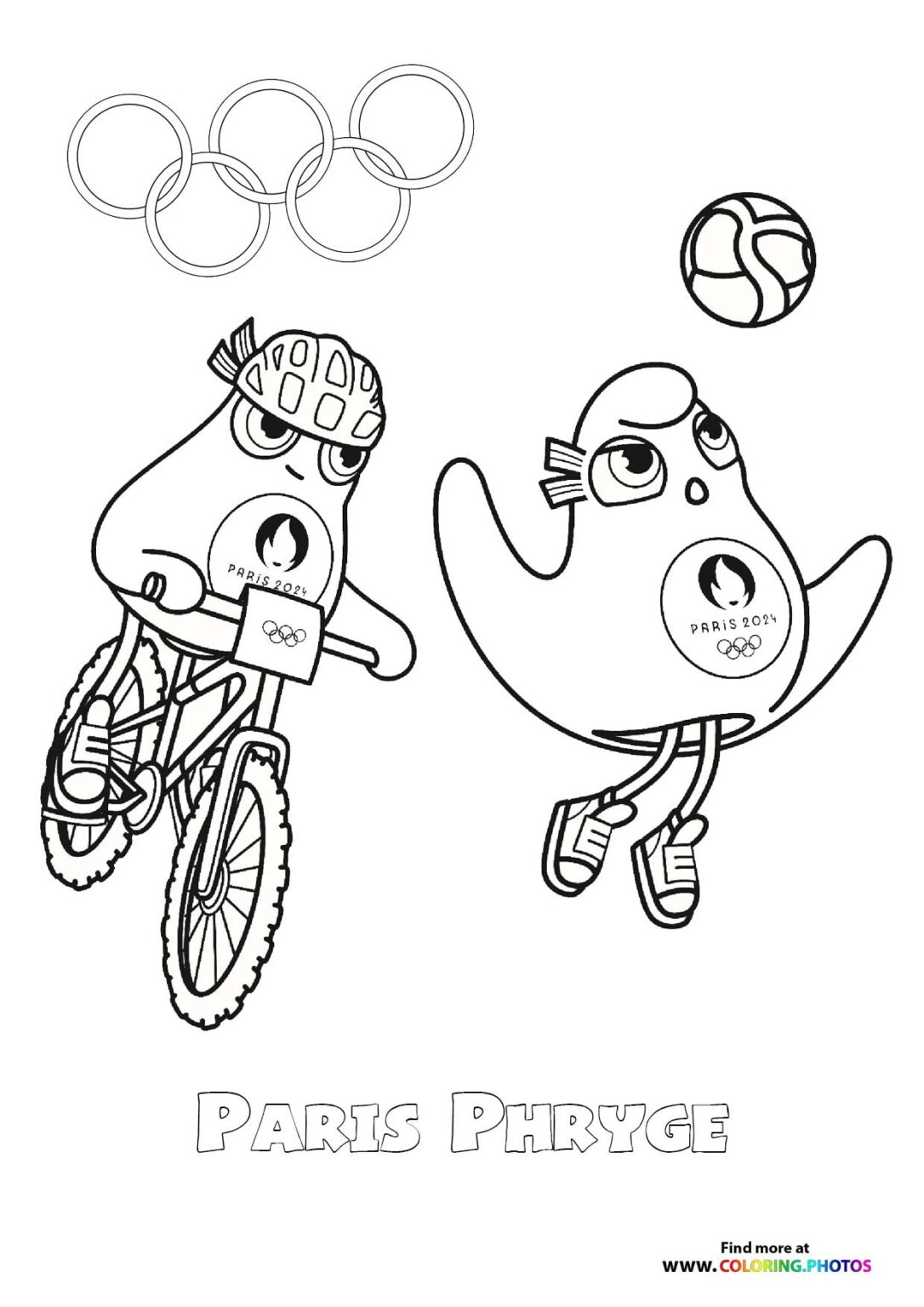 Paris 2024 Olympics Coloring Pages: Free Printables for Kids!