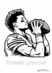 Patrick Mahomes - Coloring Pages for kids | Free print or download
