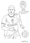 Phil Foden Euro 2024 Germany - Coloring Pages for kids