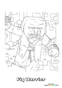 Minecraft Movie - Coloring Pages for kids