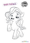 Pipp Petals posing - Coloring Pages for kids