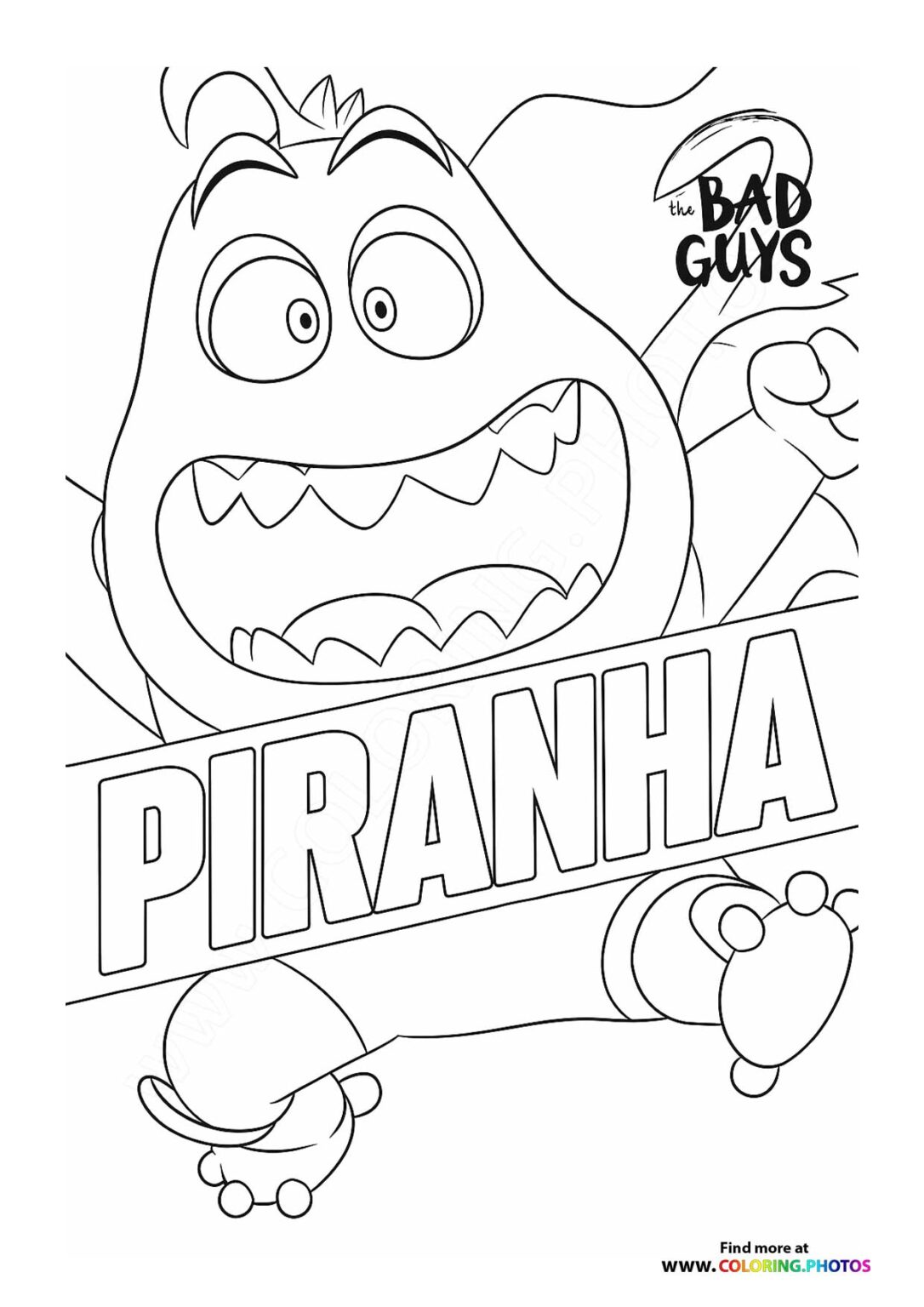 The Bad Guys 2 - Coloring Pages for kids