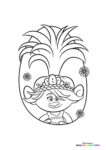 Viva and Poppy Trolls Band together - Coloring Pages for kids