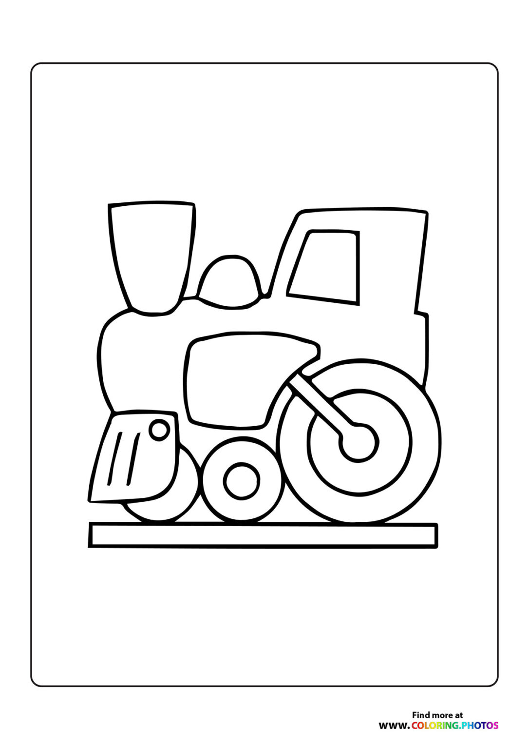 Trains - Coloring Pages for kids | Free and easy print or download