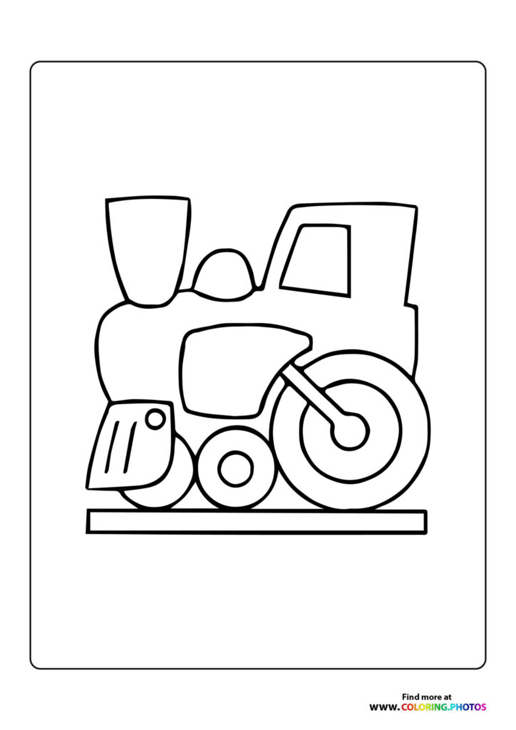 Trains - Coloring Pages for kids | Free and easy print or download