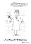 Professor Utonium from Powerpuff Girls - Coloring Pages for kids