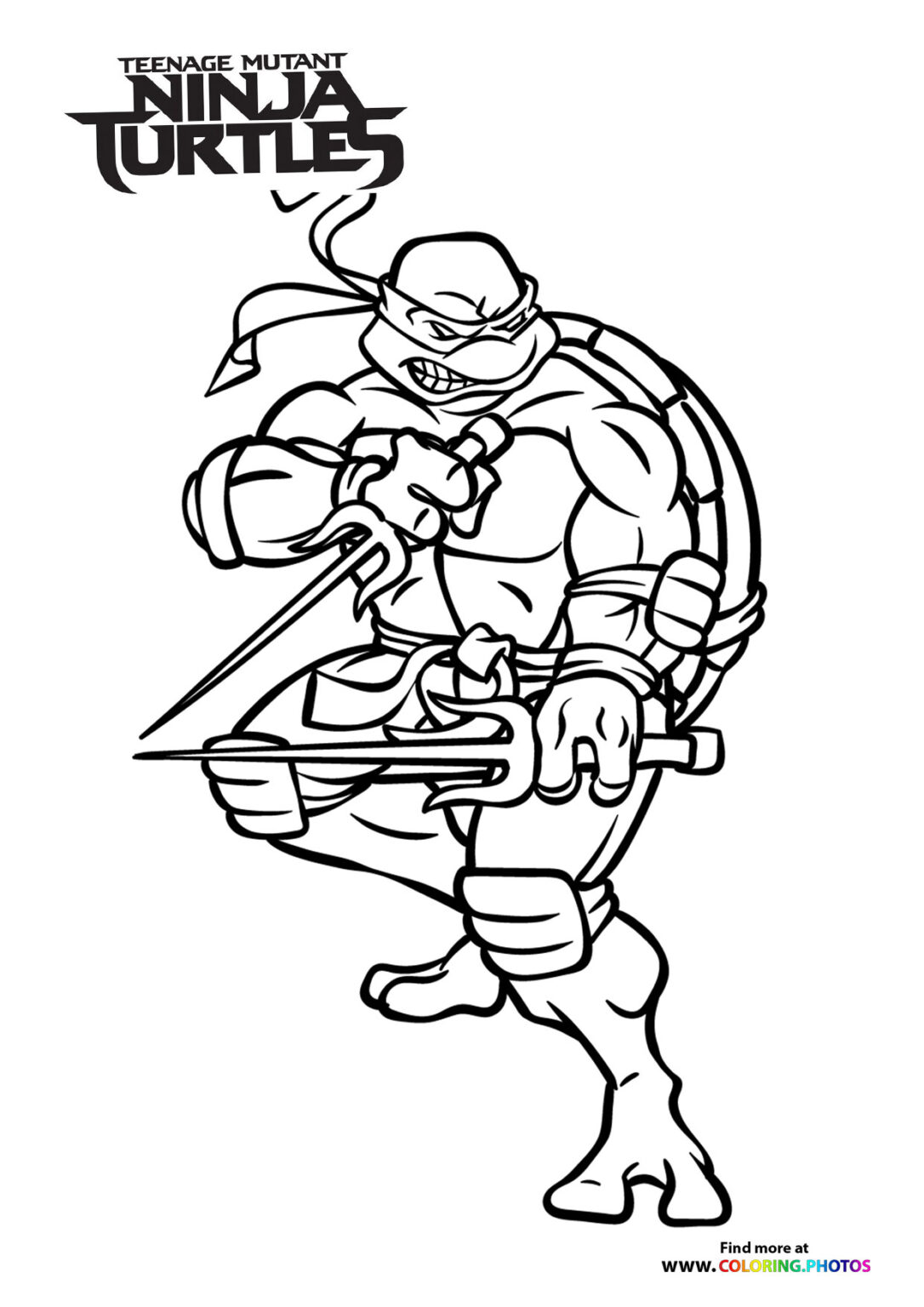 Teenage Mutant Ninja Turtles - Coloring Pages for kids | 100% free print