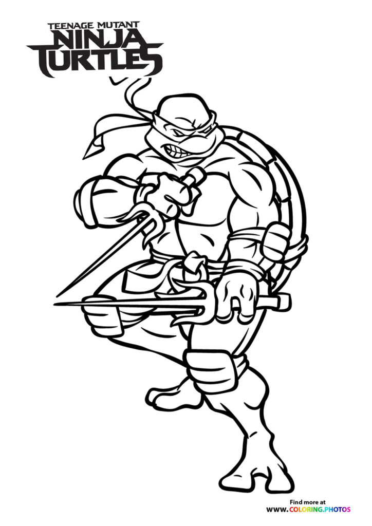 Teenage Mutant Ninja Turtles - Coloring Pages for kids | 100% free print