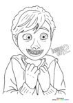 Riley Andersen Inside Out 2 - Coloring Pages for kids