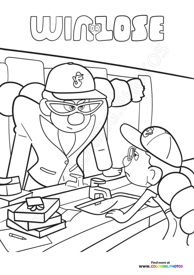 Win or Lose - Coloring Pages for kids