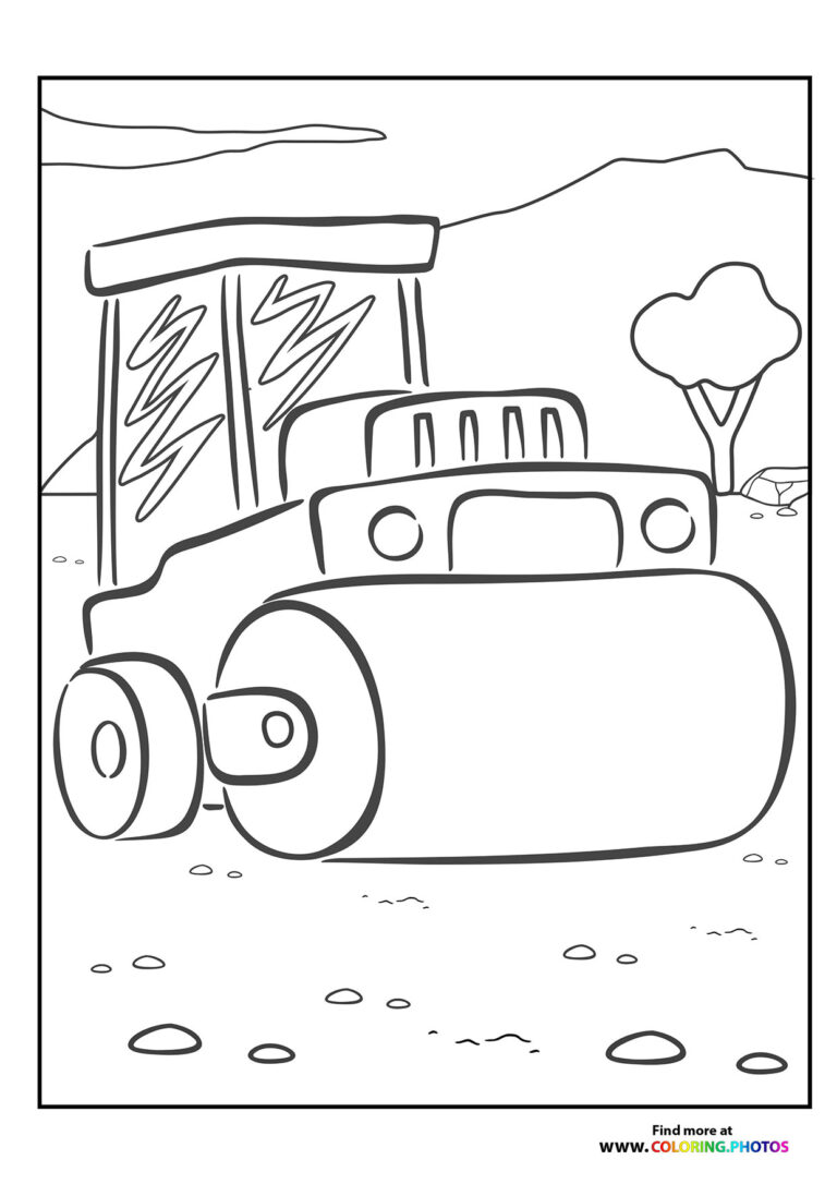 Roller - Coloring Pages for kids