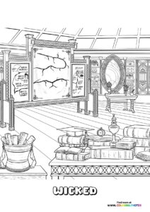 Wicked - Coloring Pages for kids