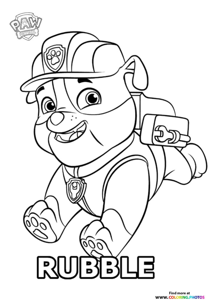 Paw Patrol: The Movie coloring pages for kids | Free print or download