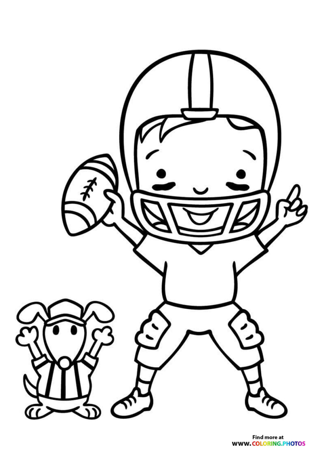 Super Bowl - Coloring Pages for kids | Free print or download