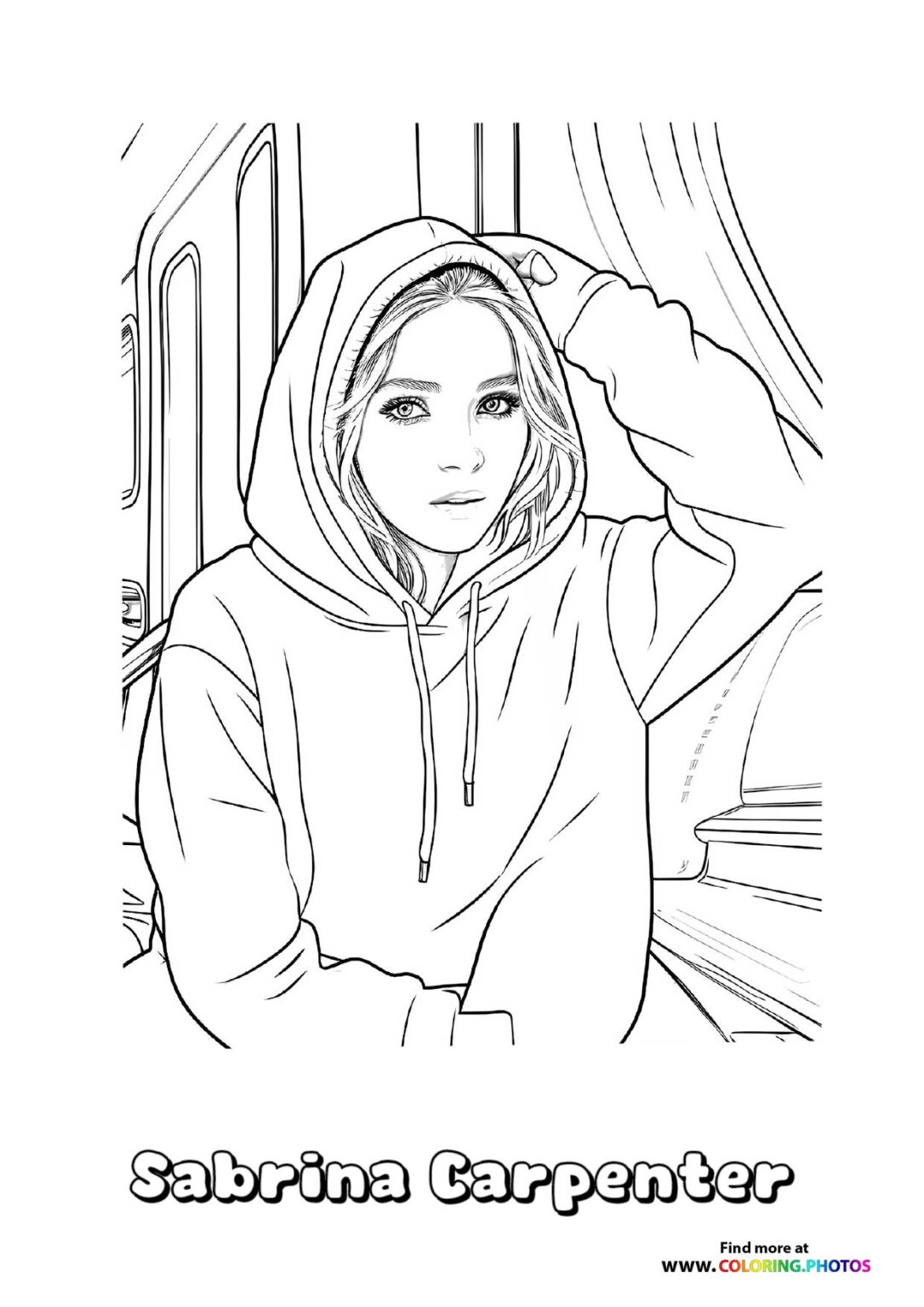 Sabrina Carpenter - Coloring Pages for kids