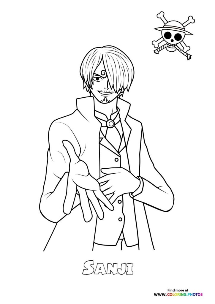 Nami from One Piece - Coloring Pages for kids