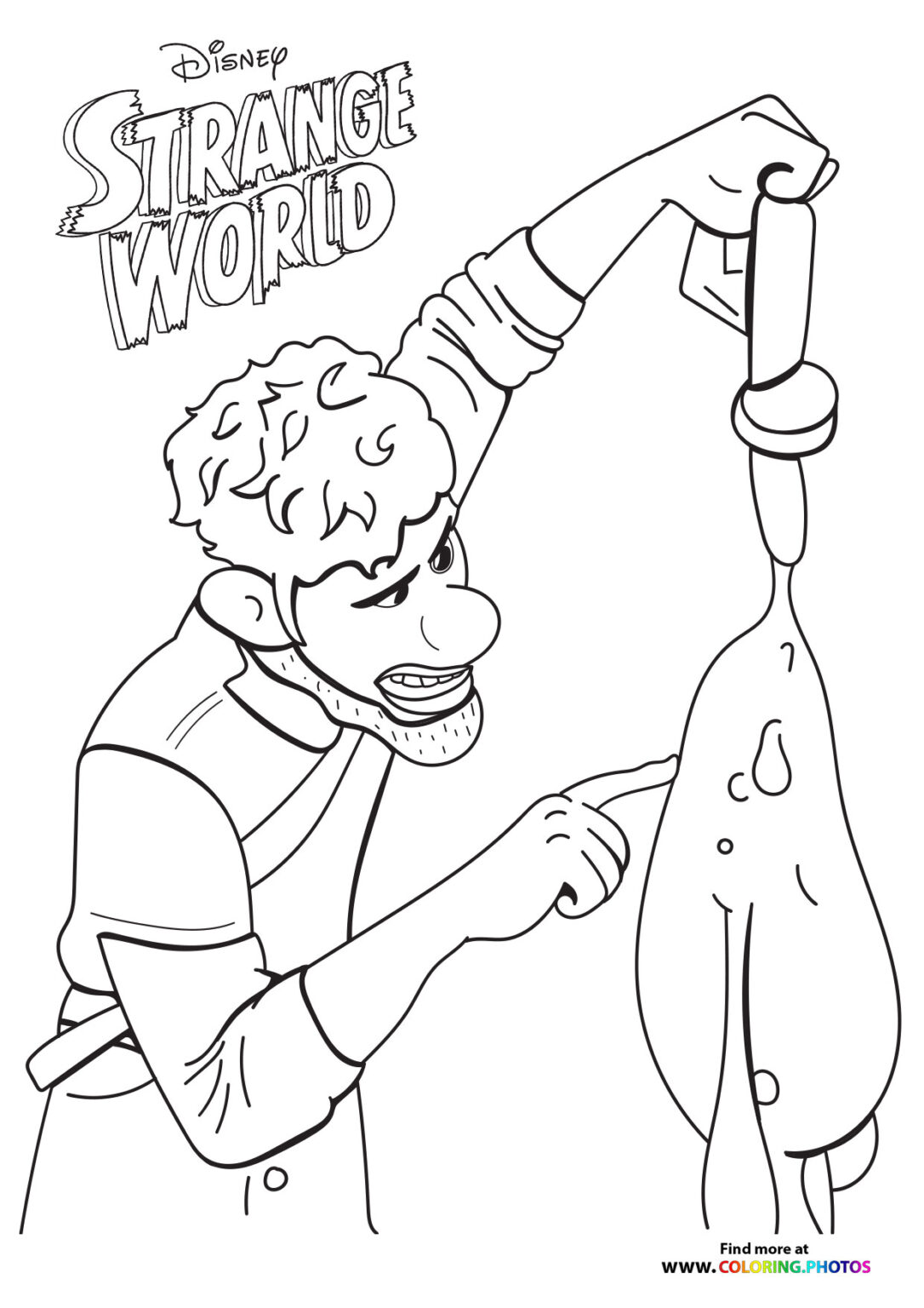Strange world blob - Coloring Pages for kids