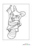 Shifu Kung Fu Panda - Coloring Pages for kids
