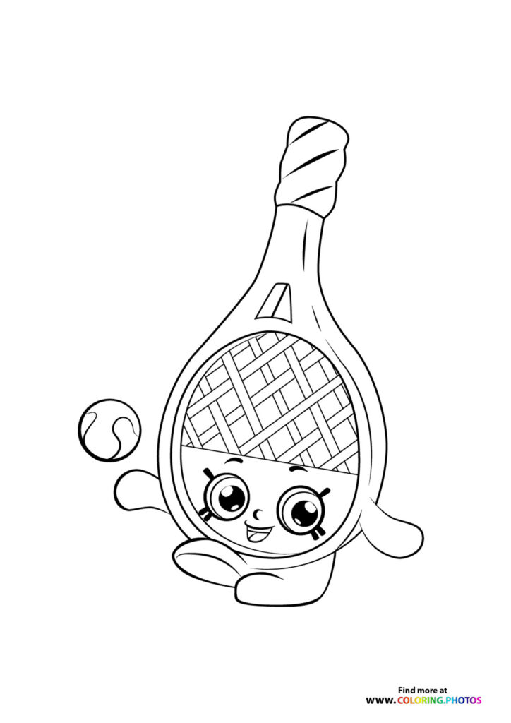 Tennis - Coloring Pages for kids | 100% free print or download