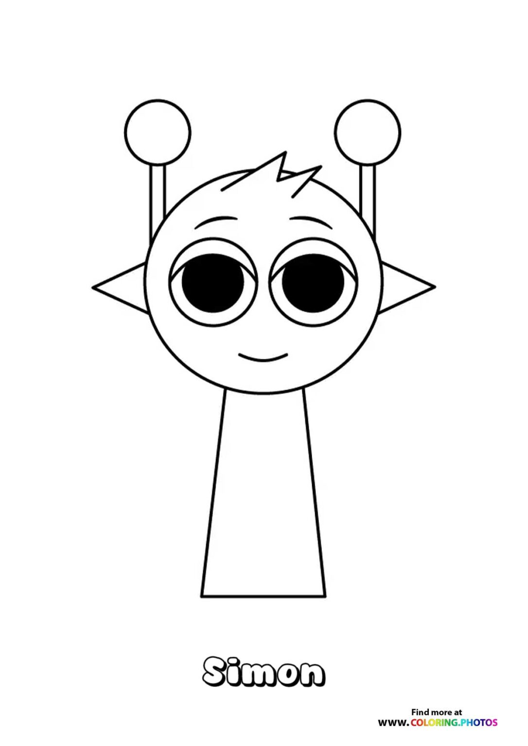 Simon Sprunki - Coloring Pages for kids