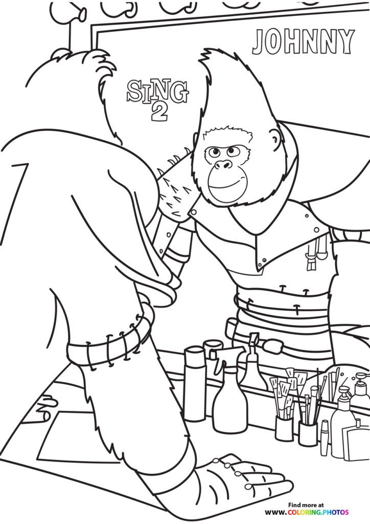 Sing 2 - Coloring Pages for kids | Free and easy print or download