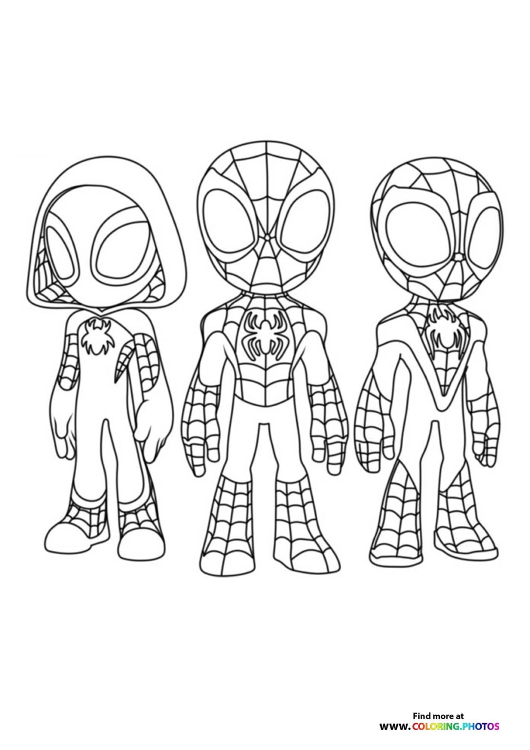 Free Spidey and His Amazing Friends Coloring Pages - Print or download