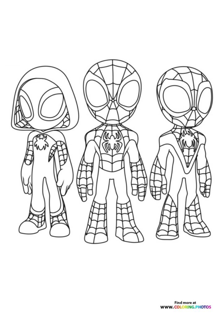Free Spidey and His Amazing Friends Coloring Pages - Print or download