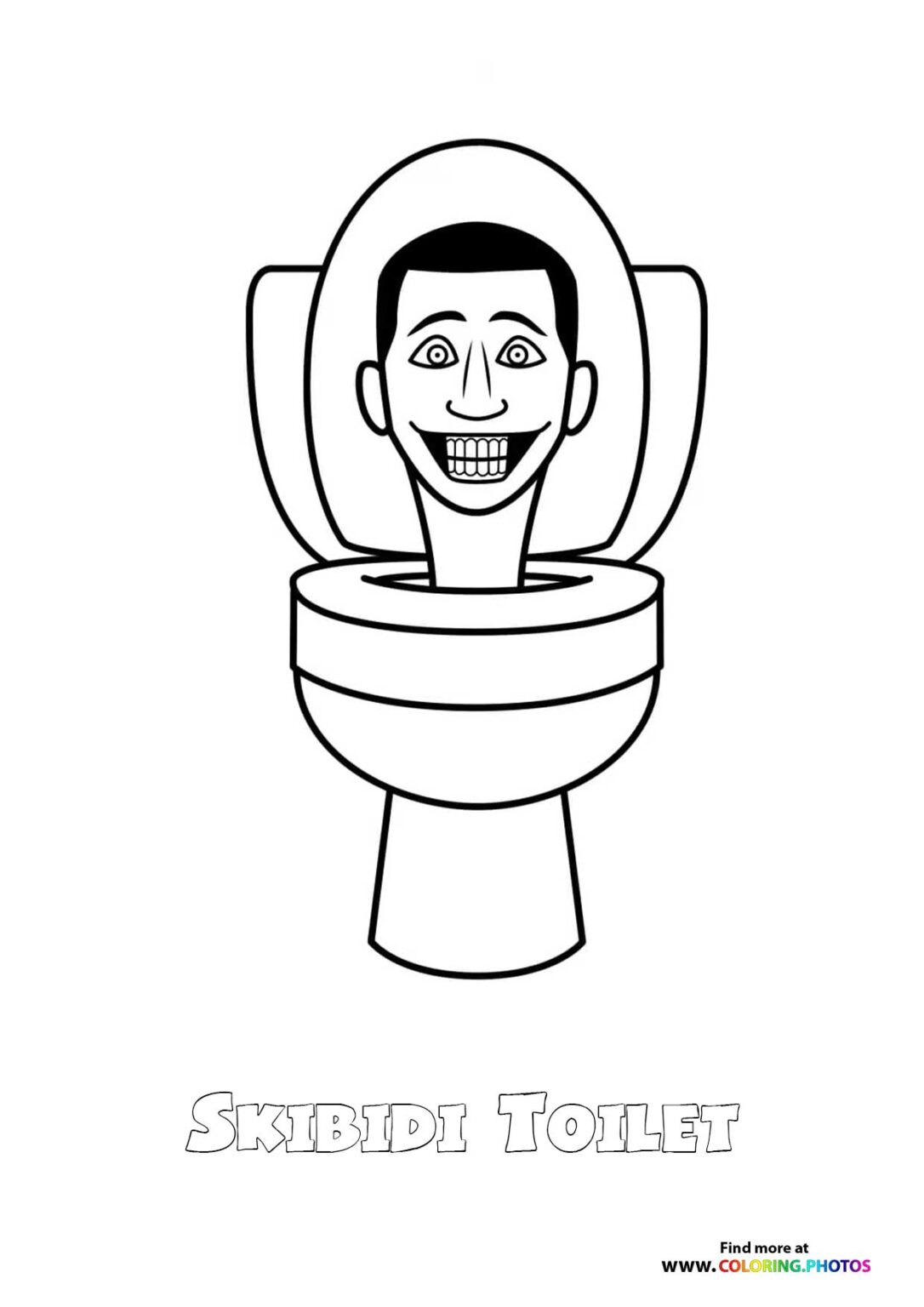 Skibidi Toilet - Coloring Pages for kids