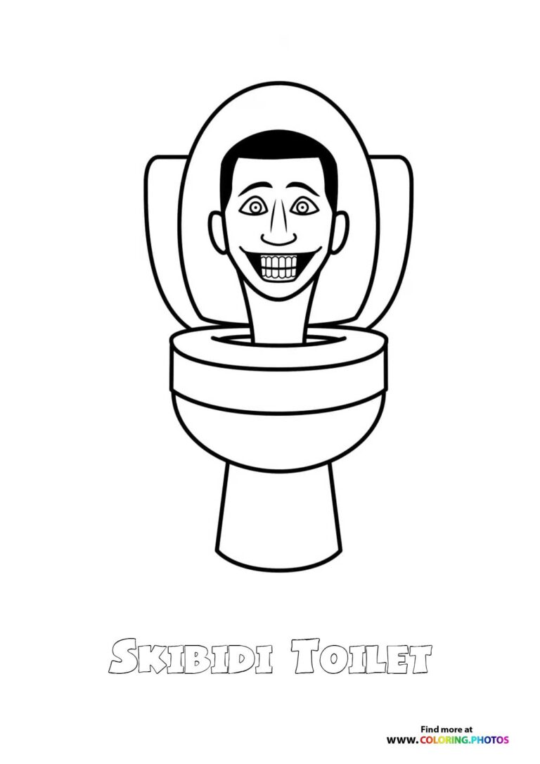 Skibidi Toilet - Coloring Pages for kids