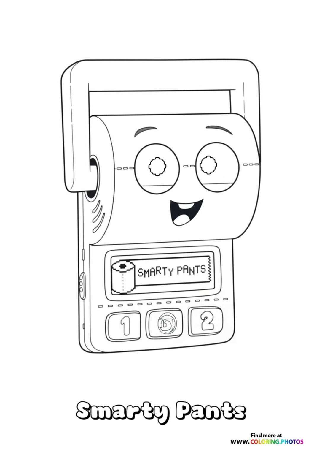 Smarty Pants Toy Story 5 - Coloring Pages for kids