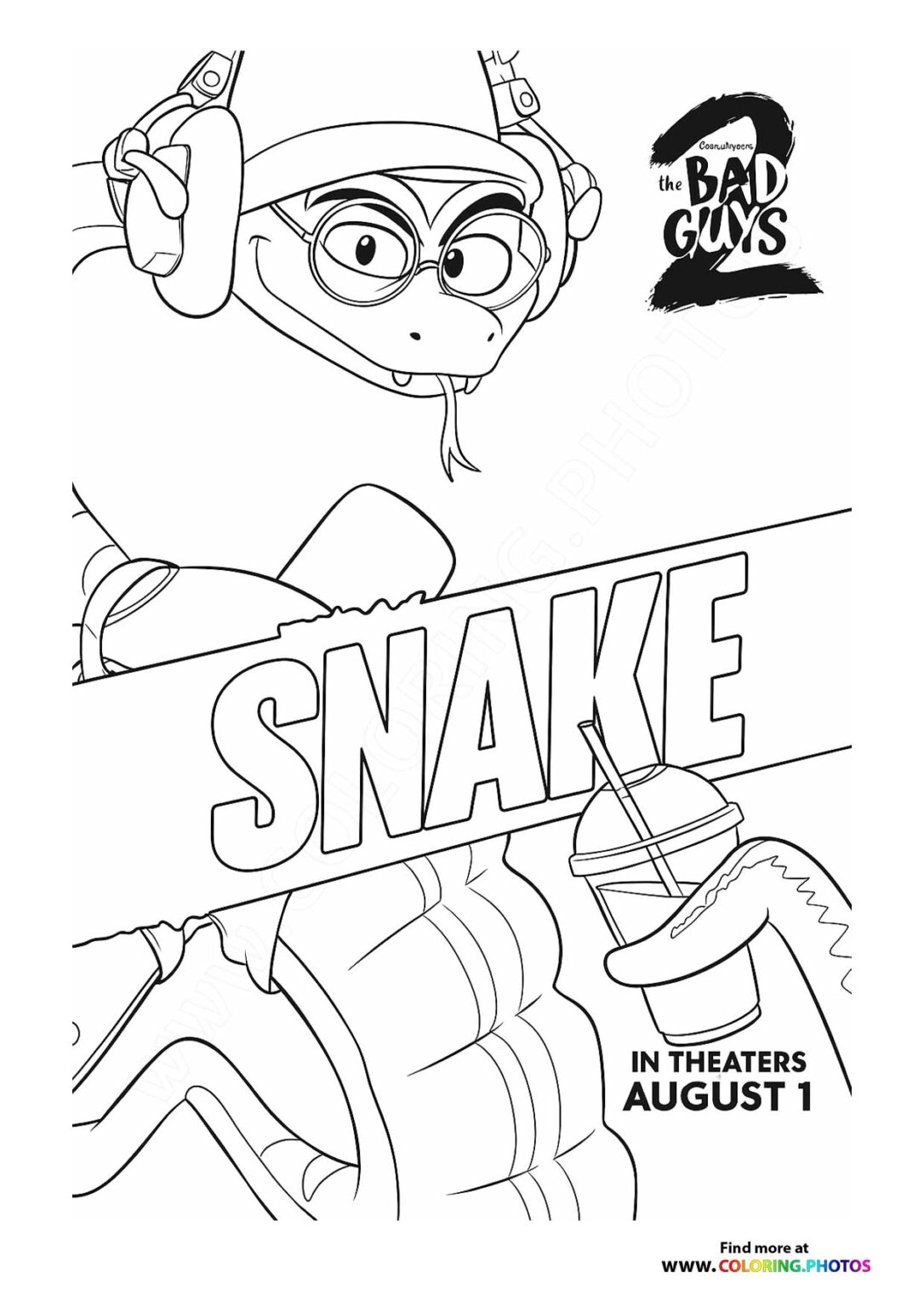 The Bad Guys 2 - Coloring Pages for kids