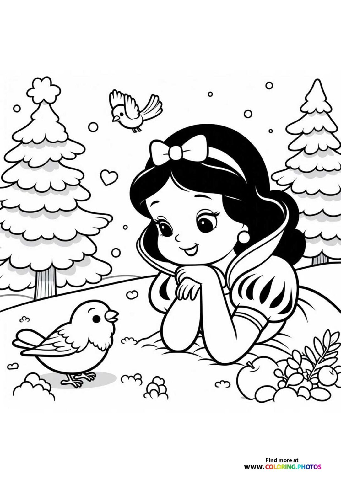 Snow White 2025 - Coloring Pages for kids