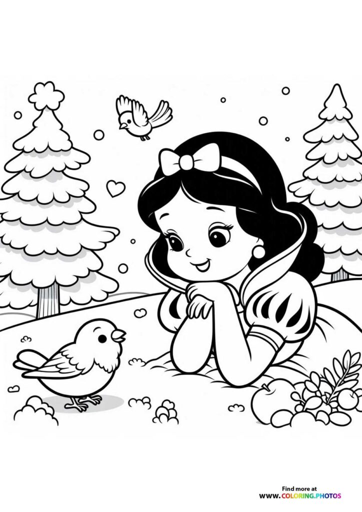 Snow White 2025 - Coloring Pages for kids