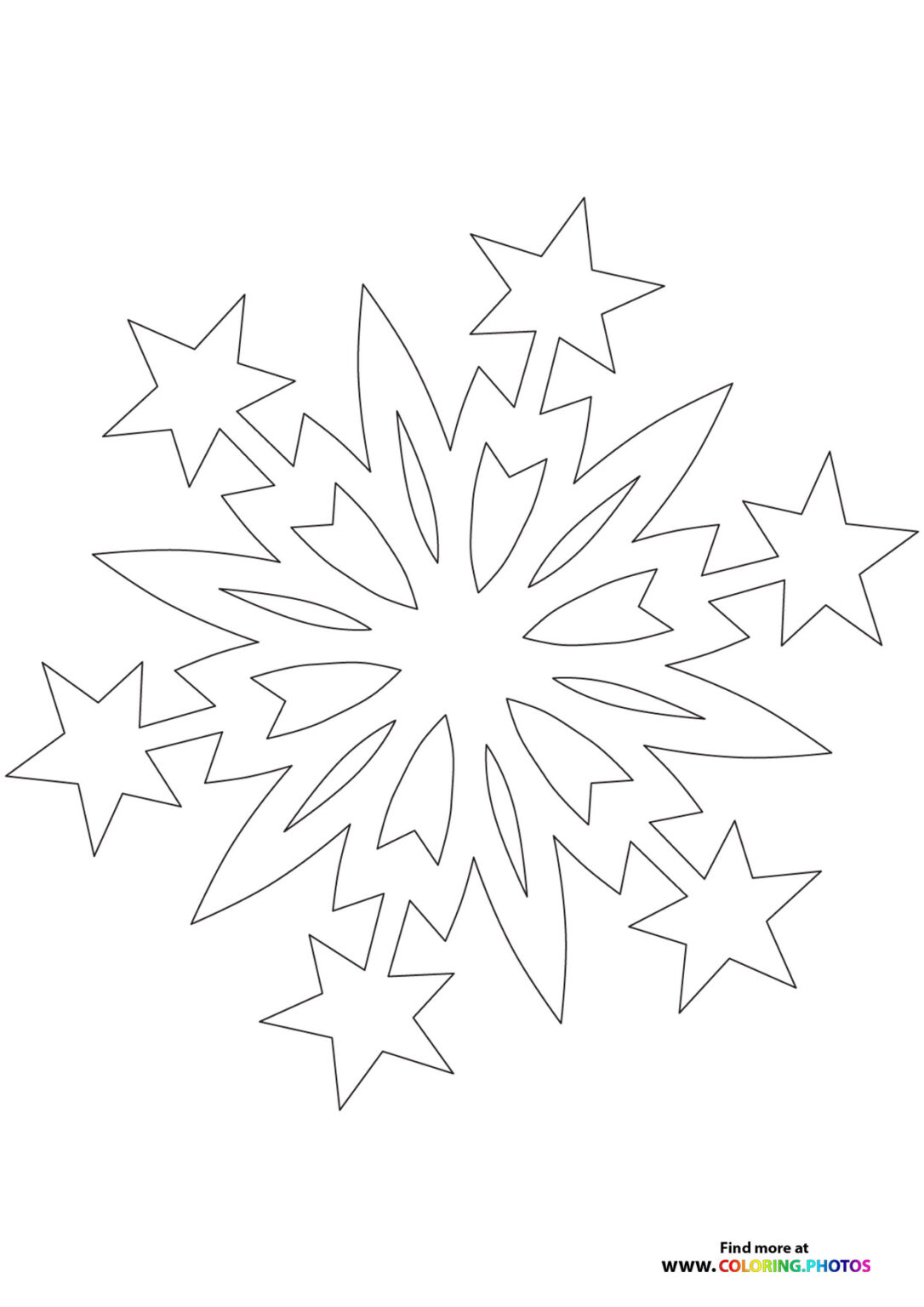 Snowflakes - Coloring Pages for kids | Free and easy print or download