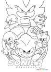 Sonic from Sonic 3 - Coloring Pages for kids