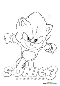 Tails from Sonic 3 - Coloring Pages for kids
