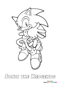 Sonic the Hedgehog 2 - Coloring Pages for kids | Free and easy printables