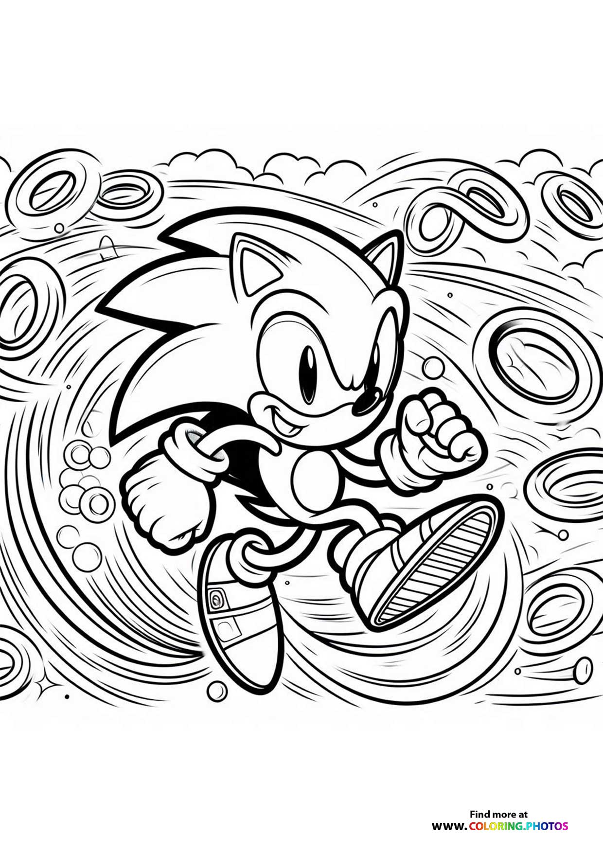 Free Sonic The Hedgehog Coloring Pages Printable PDFs For Kids Free Sonic The Hedgehog Coloring Pages Printable PDFs For Kids