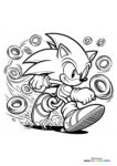 Free Sonic the Hedgehog Coloring Pages: Printable PDFs for Kids