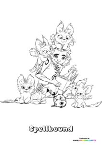 Spellbound - Coloring Pages for kids