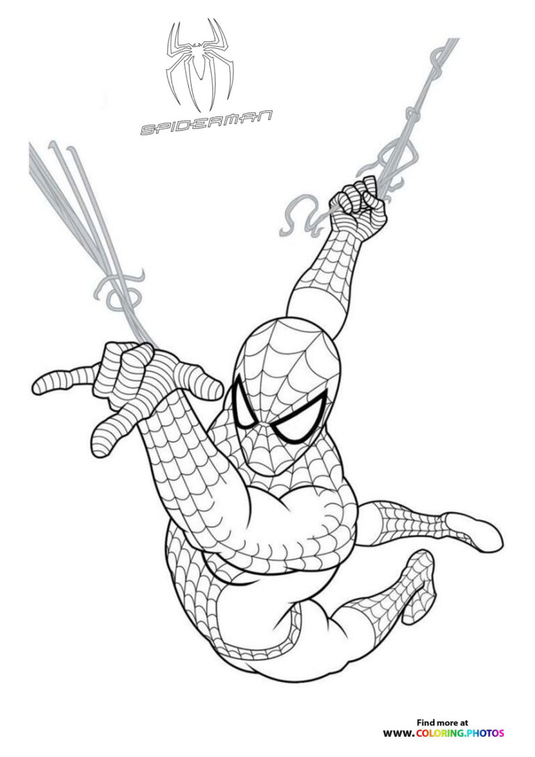 Spiderman coloring pages | Free and easy printable sheets for kids