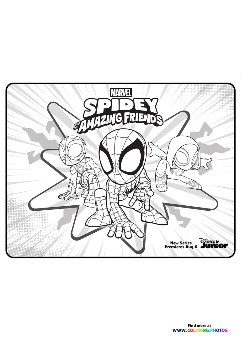 Free Spidey and His Amazing Friends Coloring Pages - Print or download