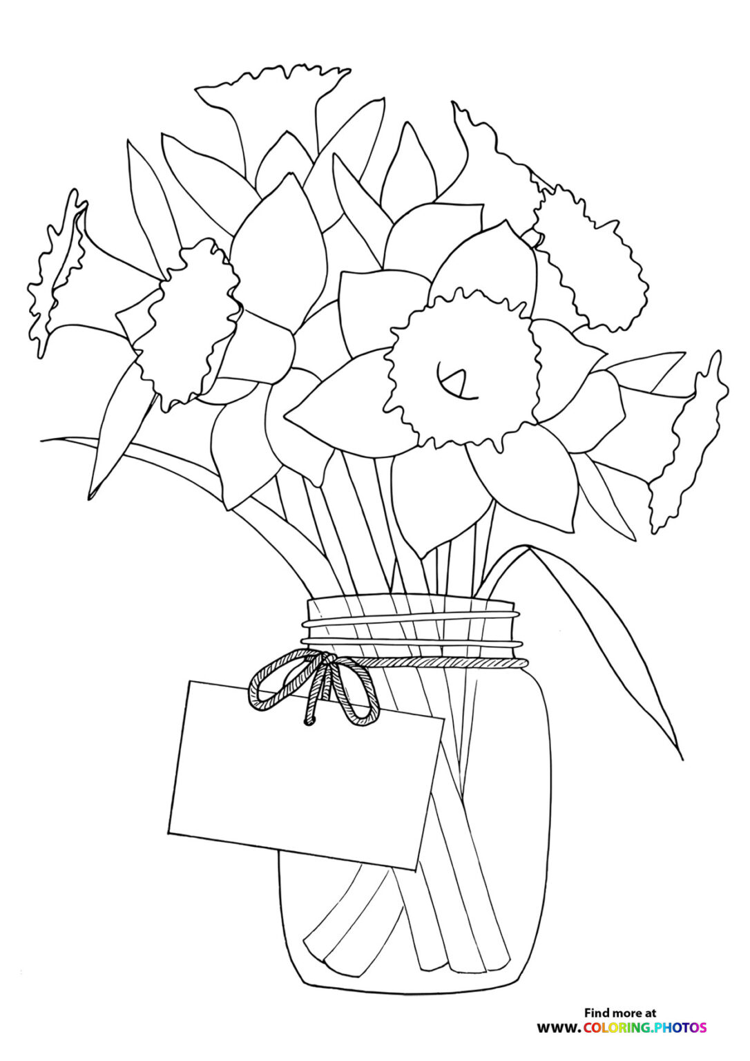Easter flowers - Coloring Pages for kids | Free and easy print or download