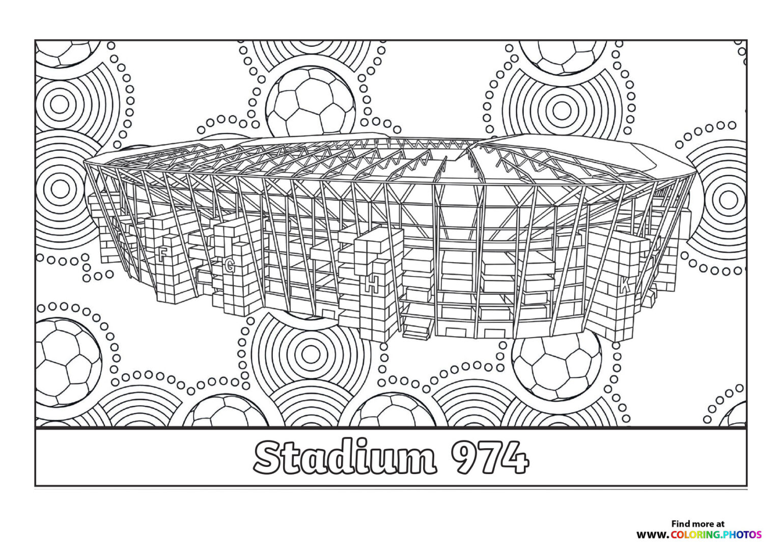 Stadiums - Coloring Pages for kids | 100% free print or download