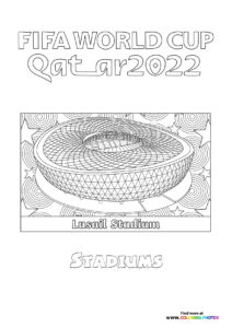 Fifa World Cup Qatar 2022 - Coloring Pages for kids | 100% free print