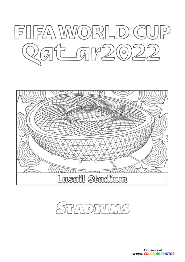 Fifa World Cup Qatar 2022 - Coloring Pages for kids | 100% free print